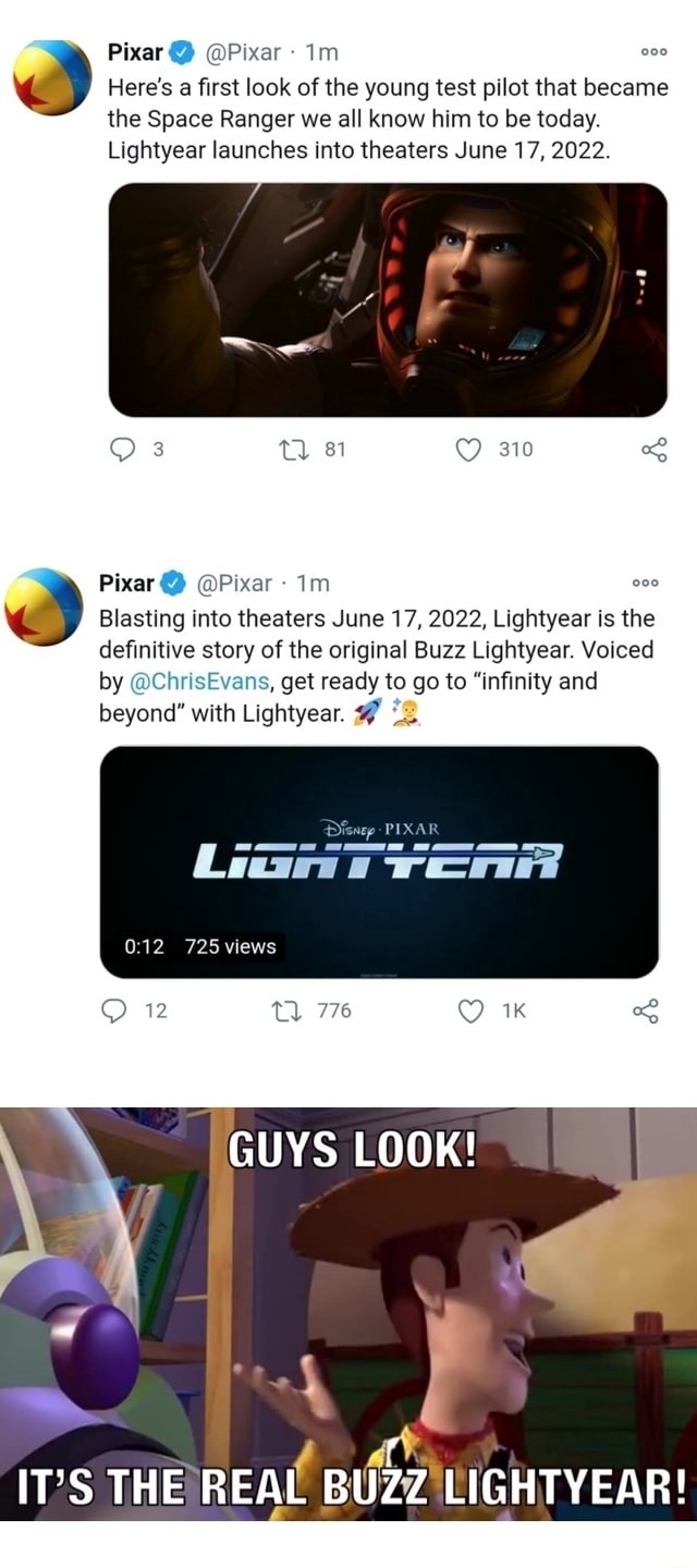 Pixar @ @Pixar Here's a first look of the young test pilot that became ...
