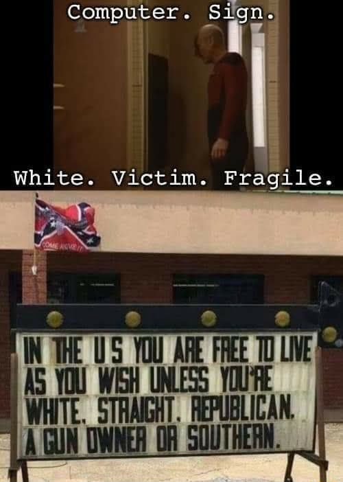 Computer. Sign. White. Victim. Fragile. - iFunny