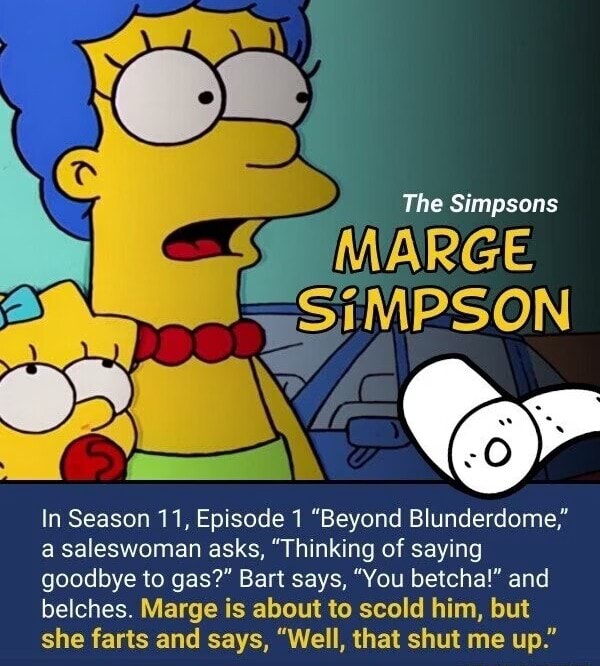 The Simpsons MARGE =SiMPSON In Season 11, Episode 1 "Beyond Blunderdome ...
