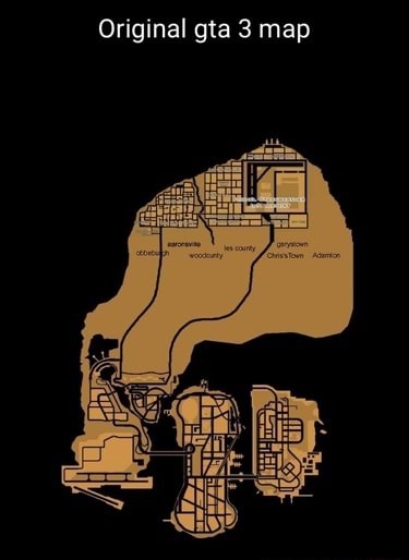 Original gta 3 map - iFunny