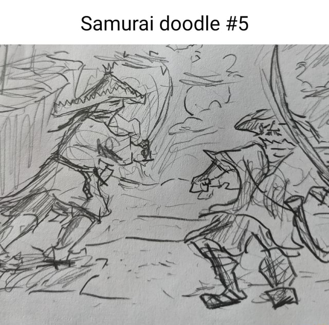 Samurai doodle #5 - iFunny
