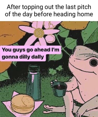 After topping out the last pitch of the day before heading home You ...