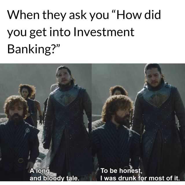 Real 😂 . . . Like our content? Follow for more 🐒 #investmentbanking # ...