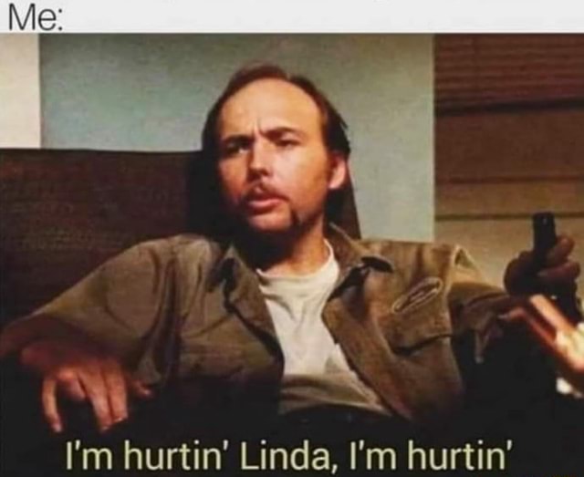 An hurtin' Linda, I'm hurtin' - iFunny