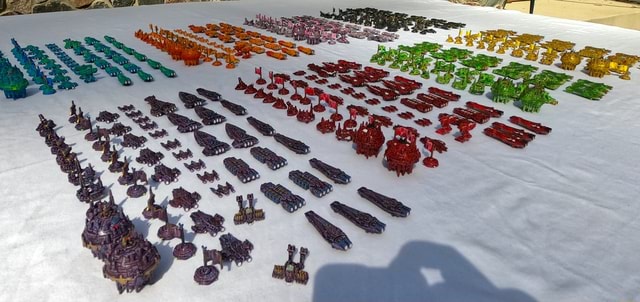 My only rules were: each faction color needed unique character and ...