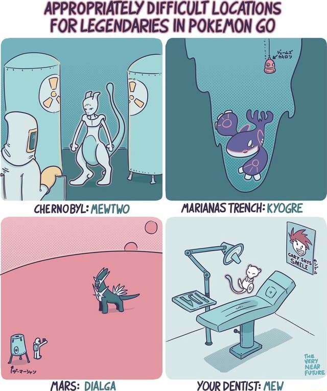 APPROPRIATELY DIFFICULT LOCATIONS FOR LEGENDARIES IN POKEMON GO MARS ...