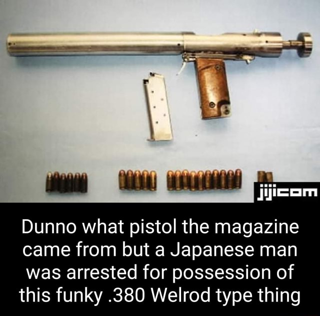 Dunno what pistol the magazine came from but a Japanese man was ...