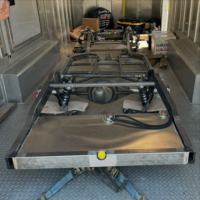 This big chassis is going under a Buick Caballero Wagon owned by Daniel ...