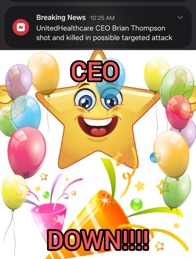 Breaking News AM UnitedHealthcare CEO Brian Thompson shot and killed in ...