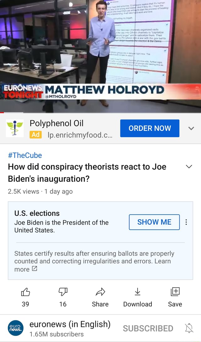 MATTHEW HOLROYD ORDER NOW @MTHOLROYD Ad Ip.enri #TheCube How did ...