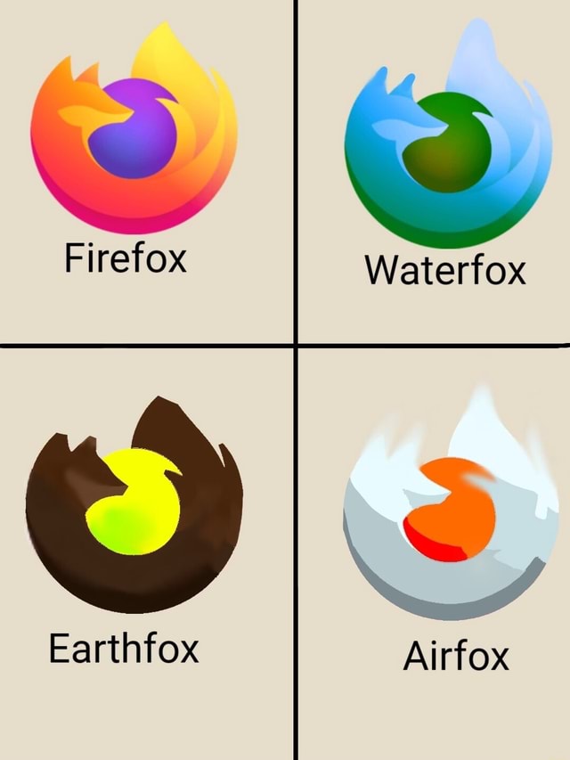 Firefox Waterfox Earthfox - iFunny