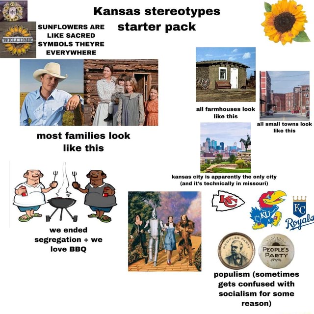 Kansas stereotypes suNFLowers ARE Starter pack LIKE SACRED SYMBOLS ...