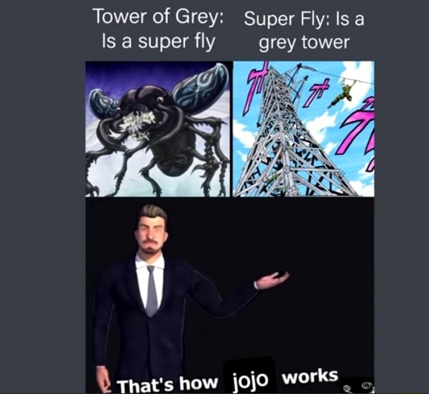 Tower of Grey: Super Fly: Is a Is a super fly grey tower That's how ...