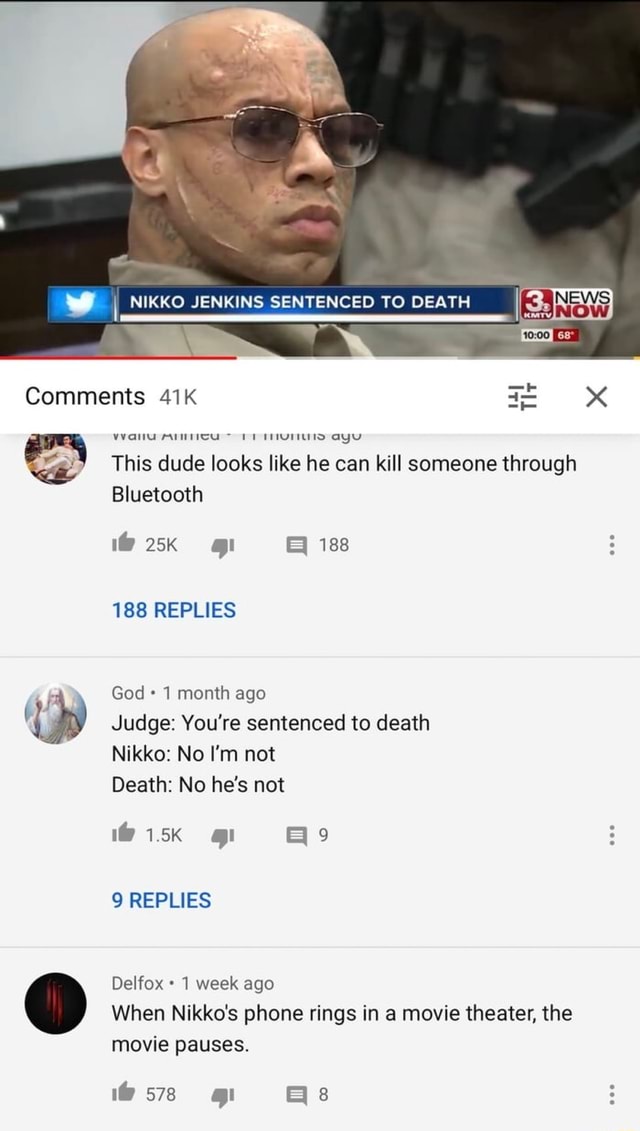 NIKKO JENKINS Comments This dude looks like he can kill someone through ...