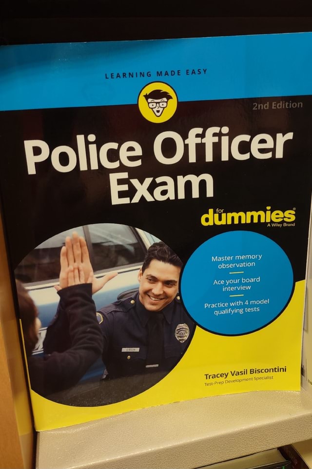 LEARN NG MADE EASY Police Officer Exam na Ea dummies Master memory ...