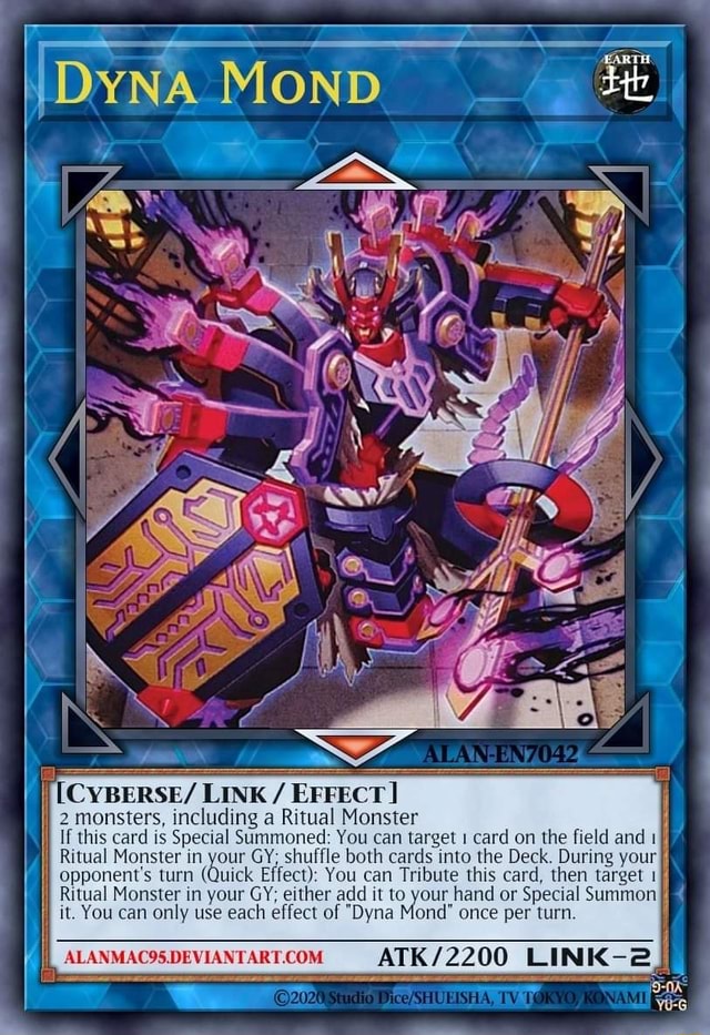 [CYBERSE/ LINK / EFFECT I 2 monsters, including a Ritual Monster If this rd is Special Summoned ...