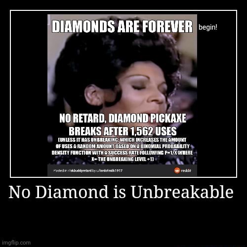 No Diamond is Unbreakable - iFunny