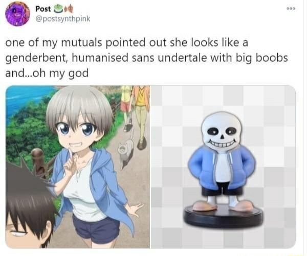 Post one of my mutuals pointed out she looks like a genderbent ...