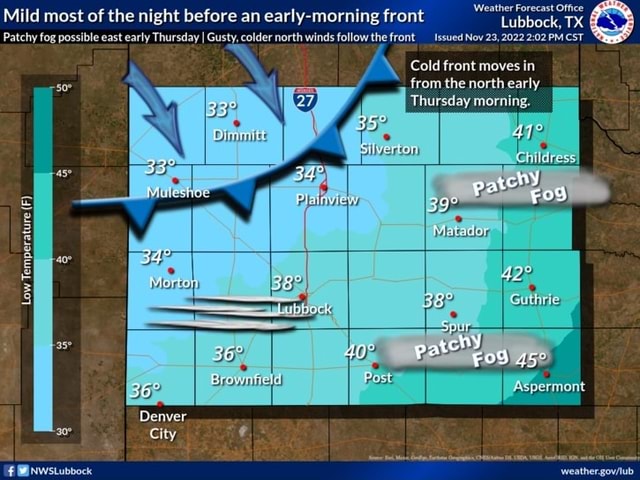 Weather Forecast Office Mild most of the night before an early-morning ...