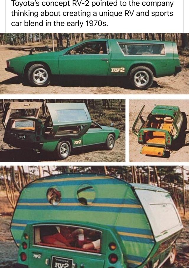 Toyota's concept RV- pointed to the company thinking about creating a ...
