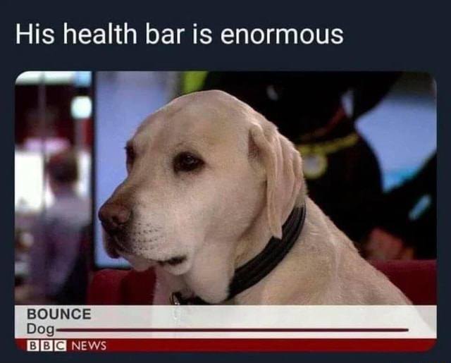 His health bar is enormous - iFunny