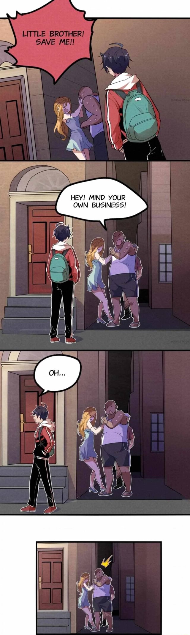 LITTLE BROTHER SAVE HEY! MIND OWN YOUR NESS! - iFunny