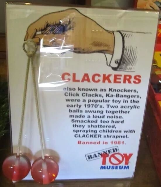 CLACKERS Known as Knockers, Click Clacks, Ka-Bangers, were a popular ...