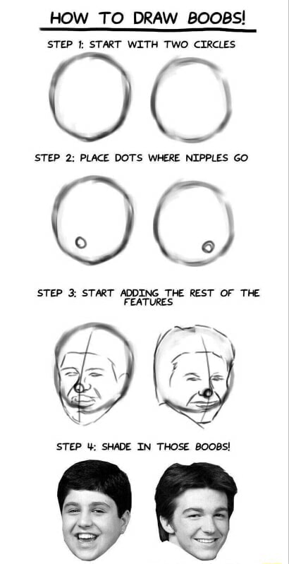 HOW TO DRAW BOOBS! STEP ): START WITH Two (mar:. - )