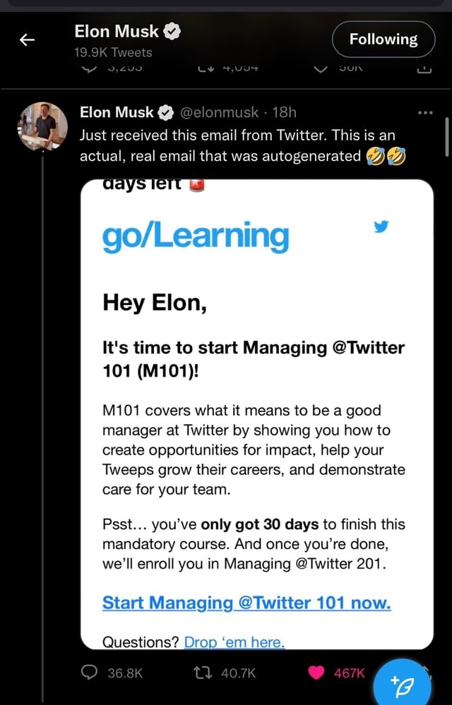 Elon Musk @ 18.SK Tweets Following Le Elon Musk @ Just received this ...