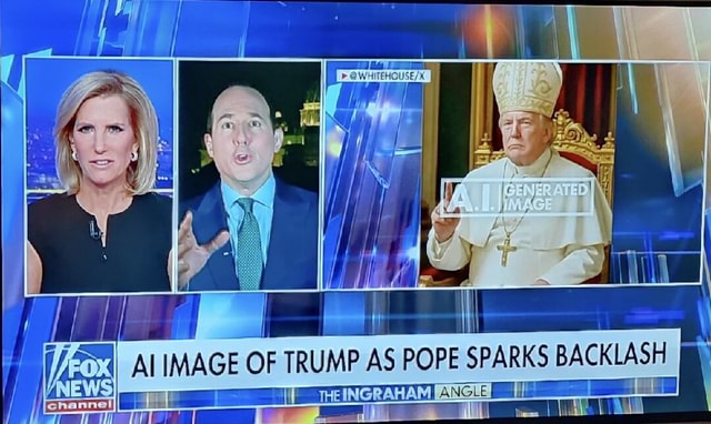 IMAGE OF TRUMP AS POPE SPARKS BACKLASH ANGLE_ - America’s best pics and ...