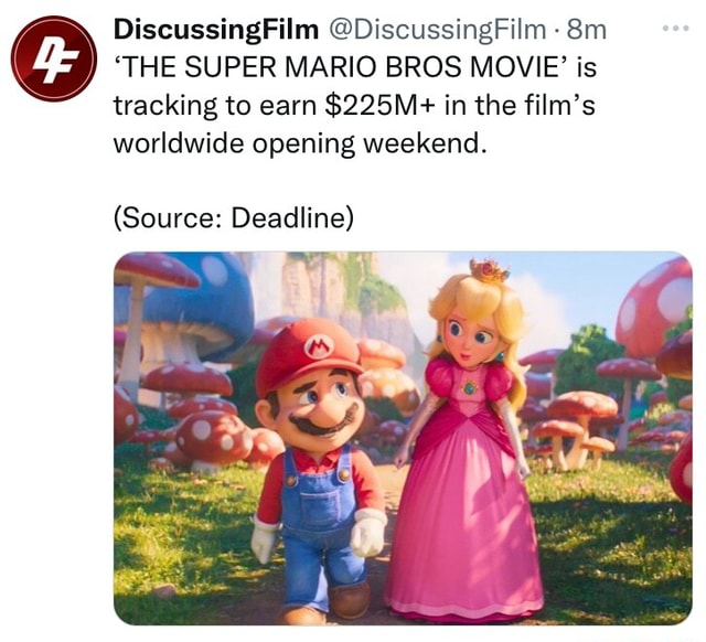 DiscussingFilm @DiscussingFilm Sm 'THE SUPER MARIO BROS MOVIE' is ...