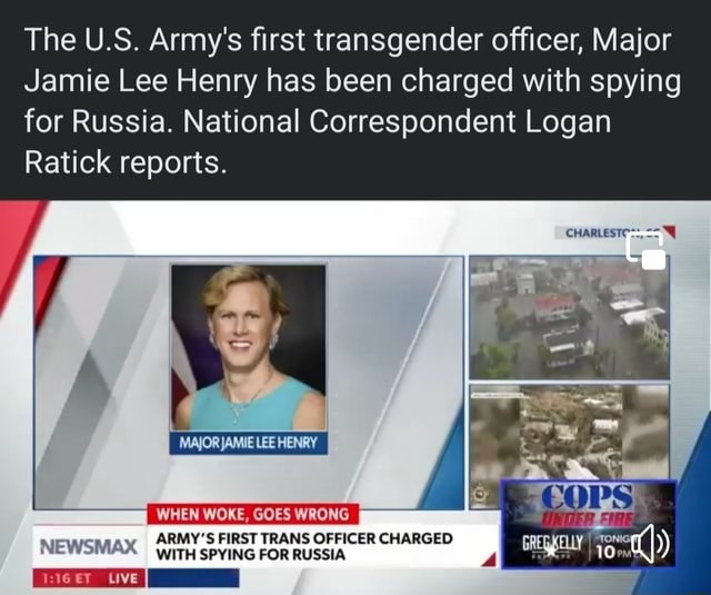 The U.S. Army's first transgender officer, Major Jamie Lee Henry has ...