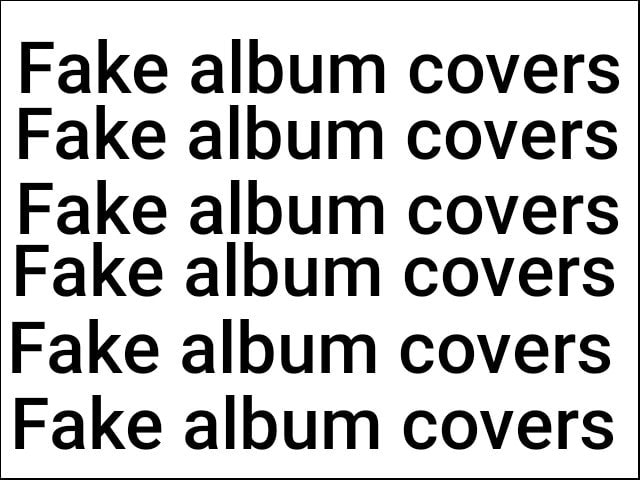 Fake album covers Fake album covers Fake album covers Fake album covers ...