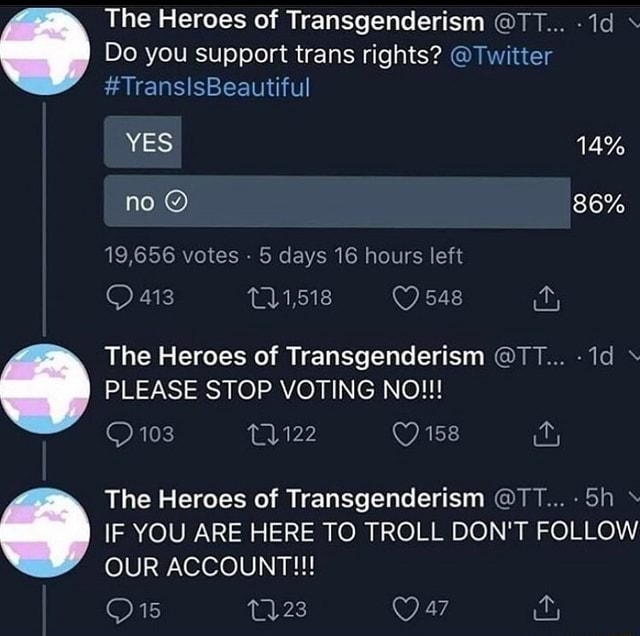 The Heroes of Transgenderism @TT... Do you support trans rights ...