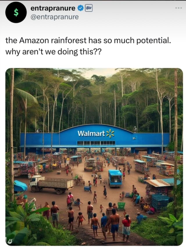 The Amazon rainforest has so much potential. entrapranure @entrapranure ...