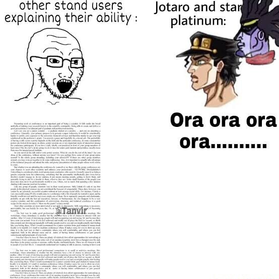 Other stand users Jotaro and sta explaining their ability : platinum ...