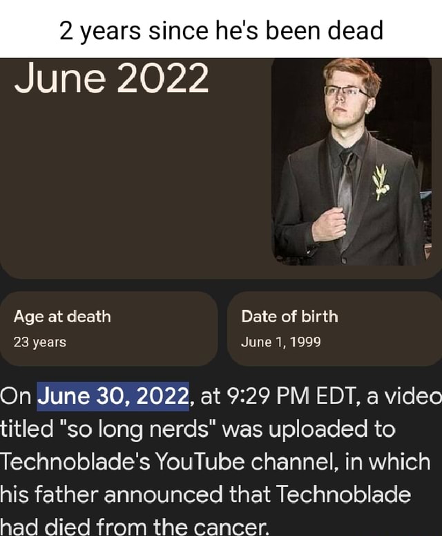 2 years since he's been dead June 2022 Age at death Date of birth 23 ...