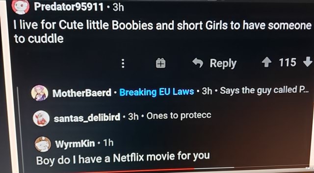 I live for Cute little Boobies and short Girls to have someone to cuddle Reply 4115 4% ...