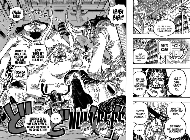 One Piece Chapter 1030 - NEITHER OF US HAS A HORSE IN THIS RACE AFTER ...