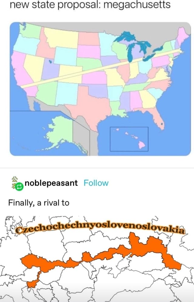 New state proposal: megacnusetts Follow Finally, a rival to - iFunny