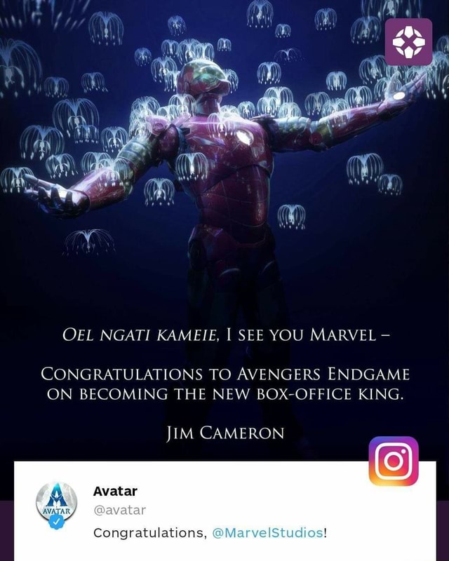 OEL NGATI KAMEIE, I SEE YOU MARVEL - CONGRATULATIONS TO AVENGERS ...