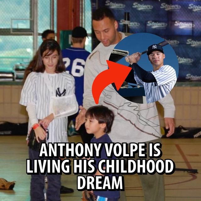 Anthony Volpe is living out a DREAM 🗽 (@maddyh00ps ) . . . . . #MLB # ...