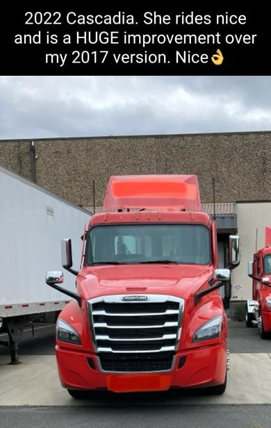 2022 Cascadia. She rides nice and is a HUGE improvement over my 2017 ...