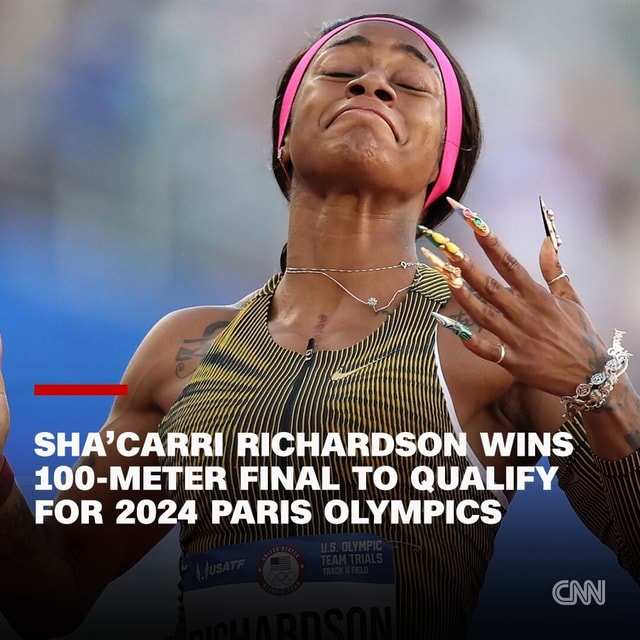 ShaCarri Richardson has qualified for her first Olympic games after ...