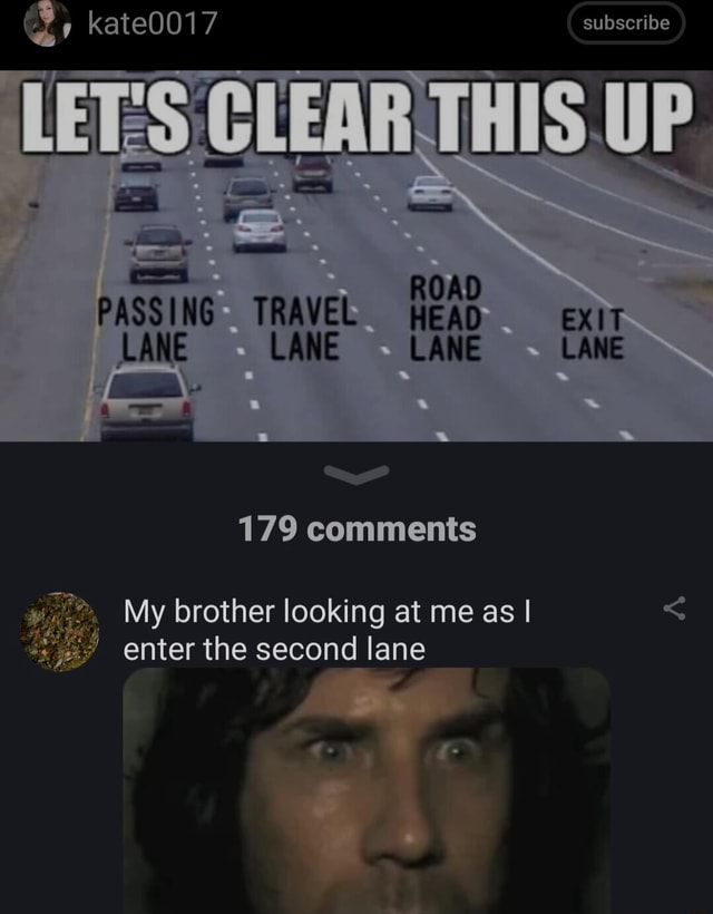 Subscribe ROAD PASSING TRAVEL HEAD EXIT LANE LANE LANE LANE 179 ...