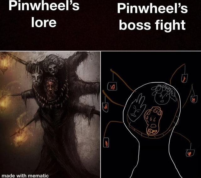 Pinwheel's Pinwheel's lore boss fight - iFunny