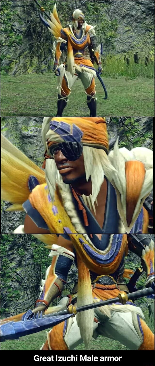 Great Izuchi Male armor - Great Izuchi Male armor - iFunny