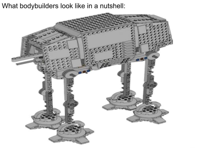 What bodybuilders look like in a nutshell: - iFunny