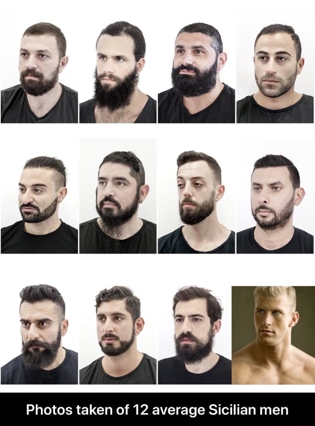 Photos taken of 12 average Sicilian men - Photos taken of 12 average ...