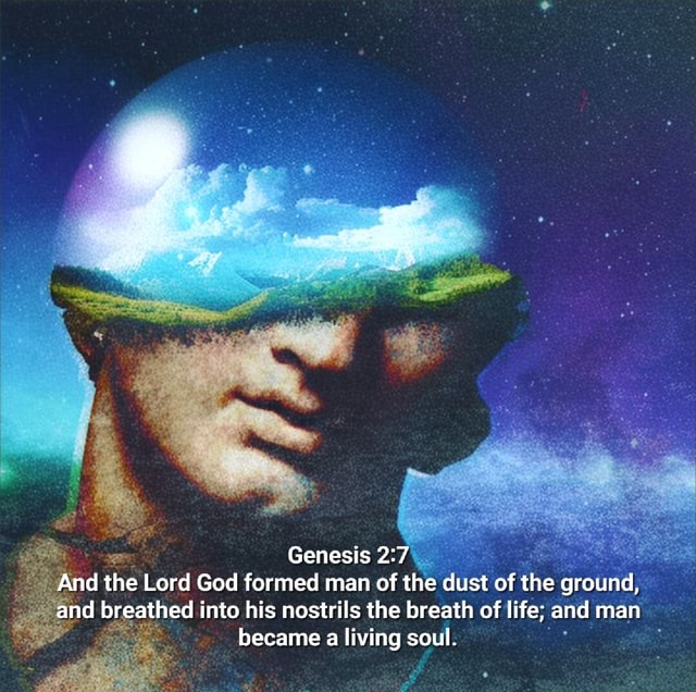 Genesis 2: And the Lord God formed man of the dust of the ground, and ...
